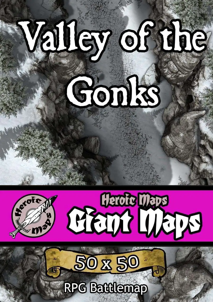 Heroic Maps - Giant Maps: Valley of the Gonks - Heroic Maps ...