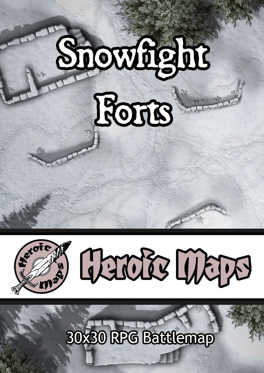 Heroic Maps - Snowfight Forts - Heroic Maps | Buildings | Wilderness ...