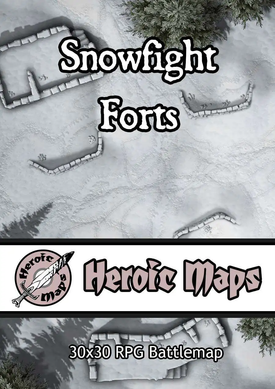 Heroic Maps - Snowfight Forts - Heroic Maps | Buildings | Wilderness ...