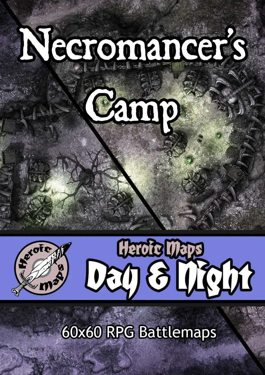 Heroic Maps - Day & Night: Necromancer's Camp - Heroic Maps | Ruins ...