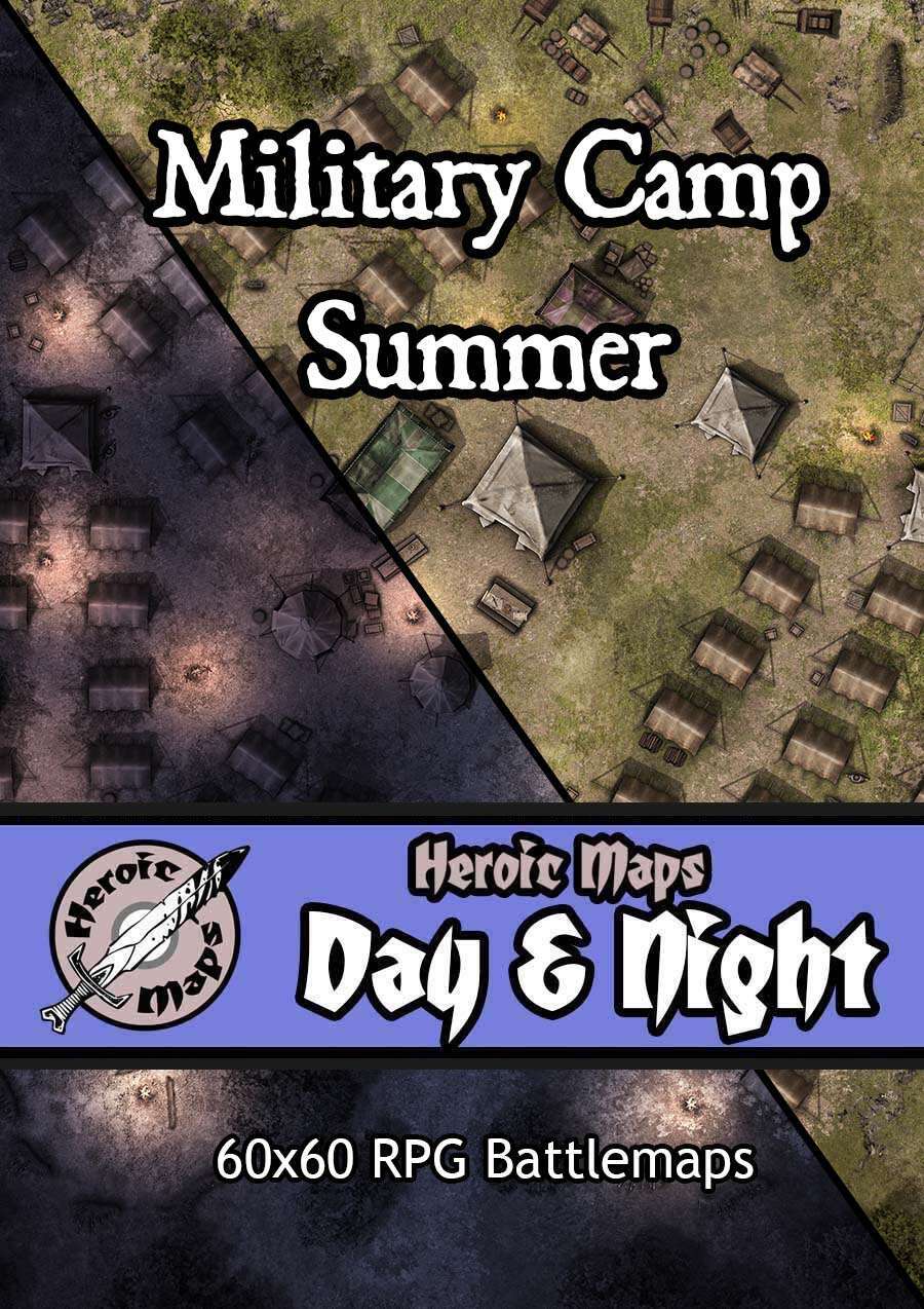 Heroic Maps - Day & Night: Military Camp Summer - Heroic Maps ...