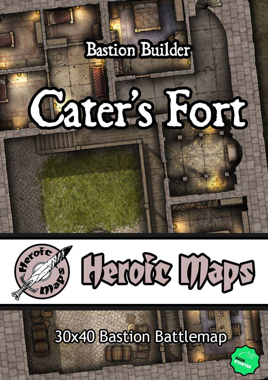 Heroic Maps - Bastion Builder: Cater's Fort - Heroic Maps | Buildings ...