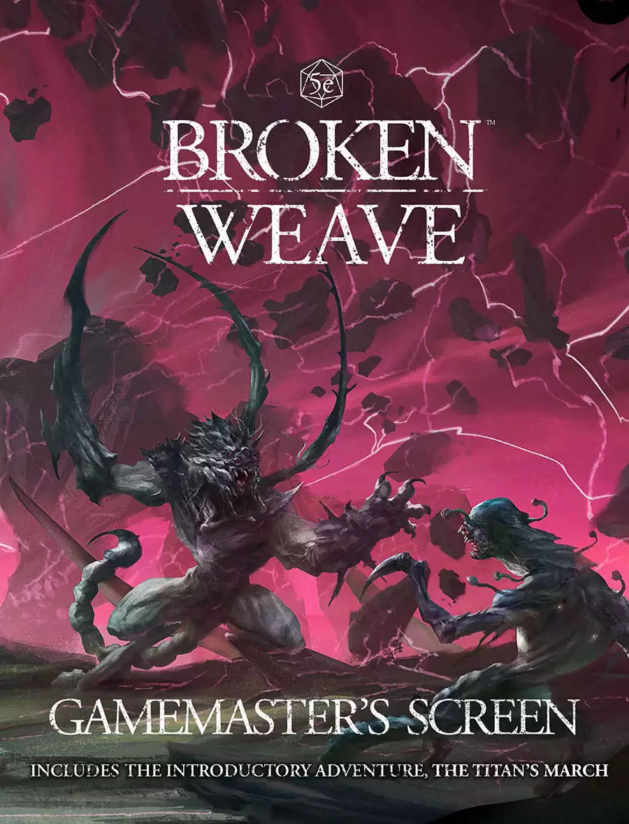 Broken Weave: Gamemaster's Screen - Cubicle 7 Entertainment Ltd. | Vault 5e | DriveThruRPG