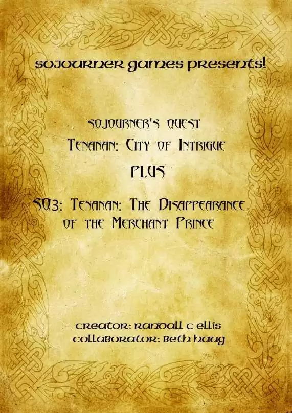 The City of Tenanan: Campaign Setting & Module - Sojourner Games ...