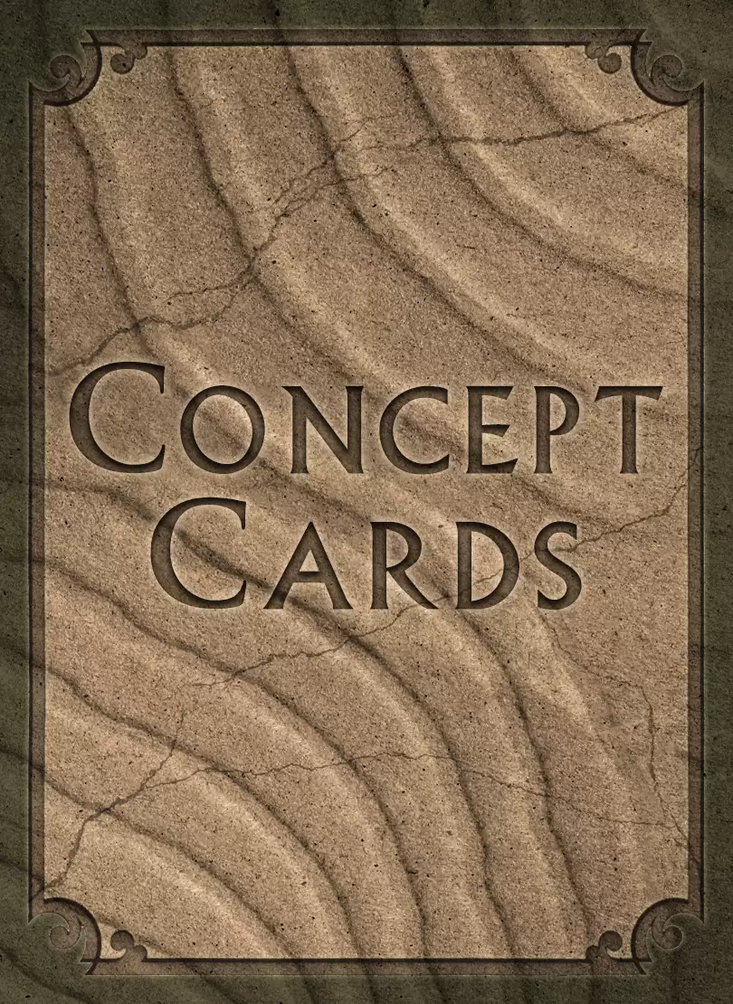 Concept Cards - Night on the Wall Games | DriveThruRPG