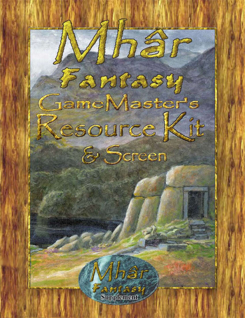 Game Master's Resource Kit and Screen - Fool's Moon Entertainment Inc ...