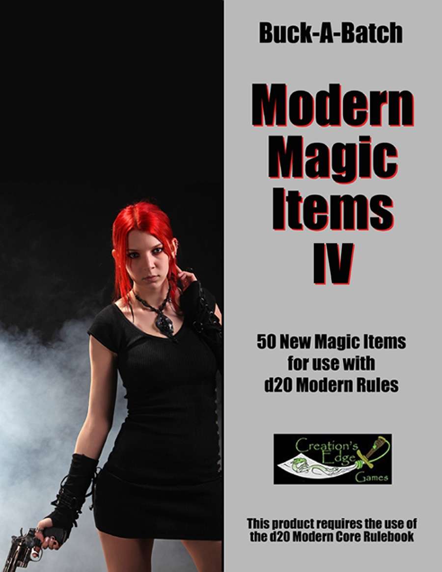 Buck-A-Batch: Modern Magic Items IV - Creation's Edge Games | Creation ...