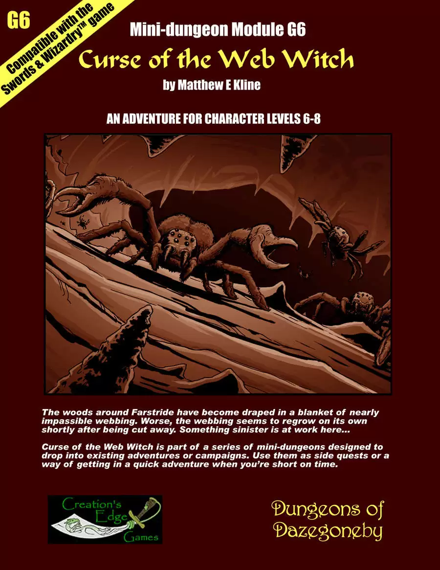 Curse of the Web Witch- A Swords & Wizardry Mini-Dungeon - Creation's ...