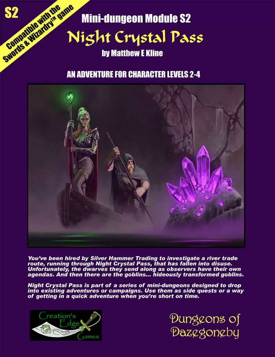 Night Crystal Pass- A Swords & Wizardry Mini-Dungeon - Creation's Edge ...