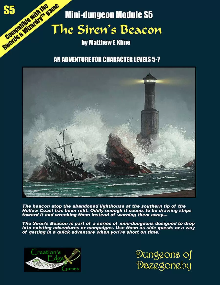The Siren's Beacon- A Swords & Wizardry Mini-Dungeon - Creation's Edge ...