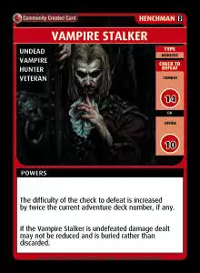 Vampire Stalker - Custom Card - Paizo | Pathfinder Adventure Card Game ...
