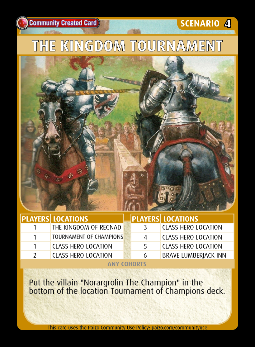 Ghg - Custom Card - Paizo | Pathfinder Adventure Card Game Community ...