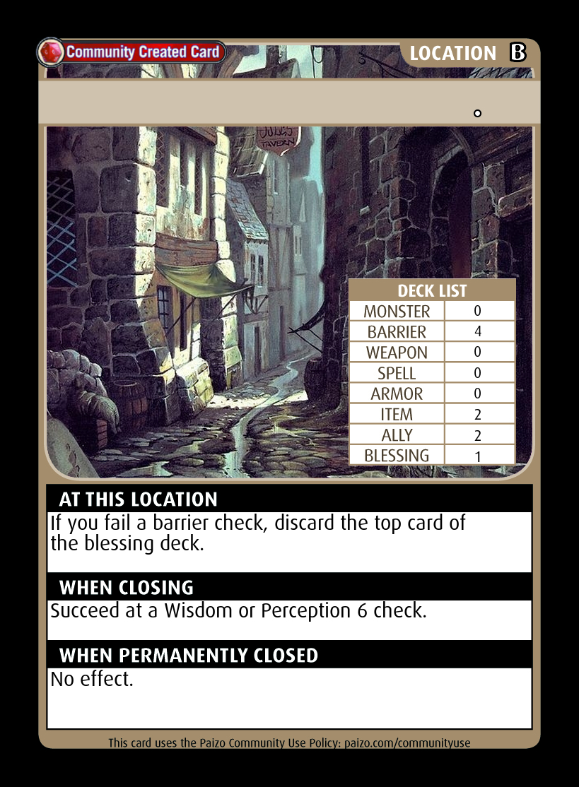 Custom Card - Paizo | Pathfinder Adventure Card Game Community Cards ...