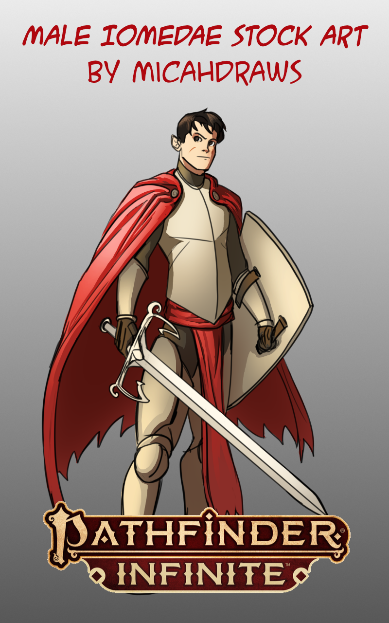 Male Iomedae Stock Art - Paizo | Pathfinder and Starfinder Infinite ...