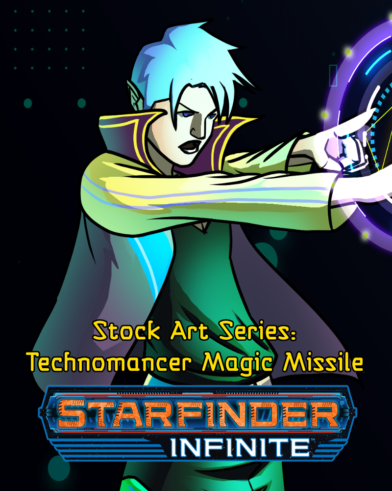 Technomancer Magic Missile Stock Art - Paizo | Pathfinder and ...