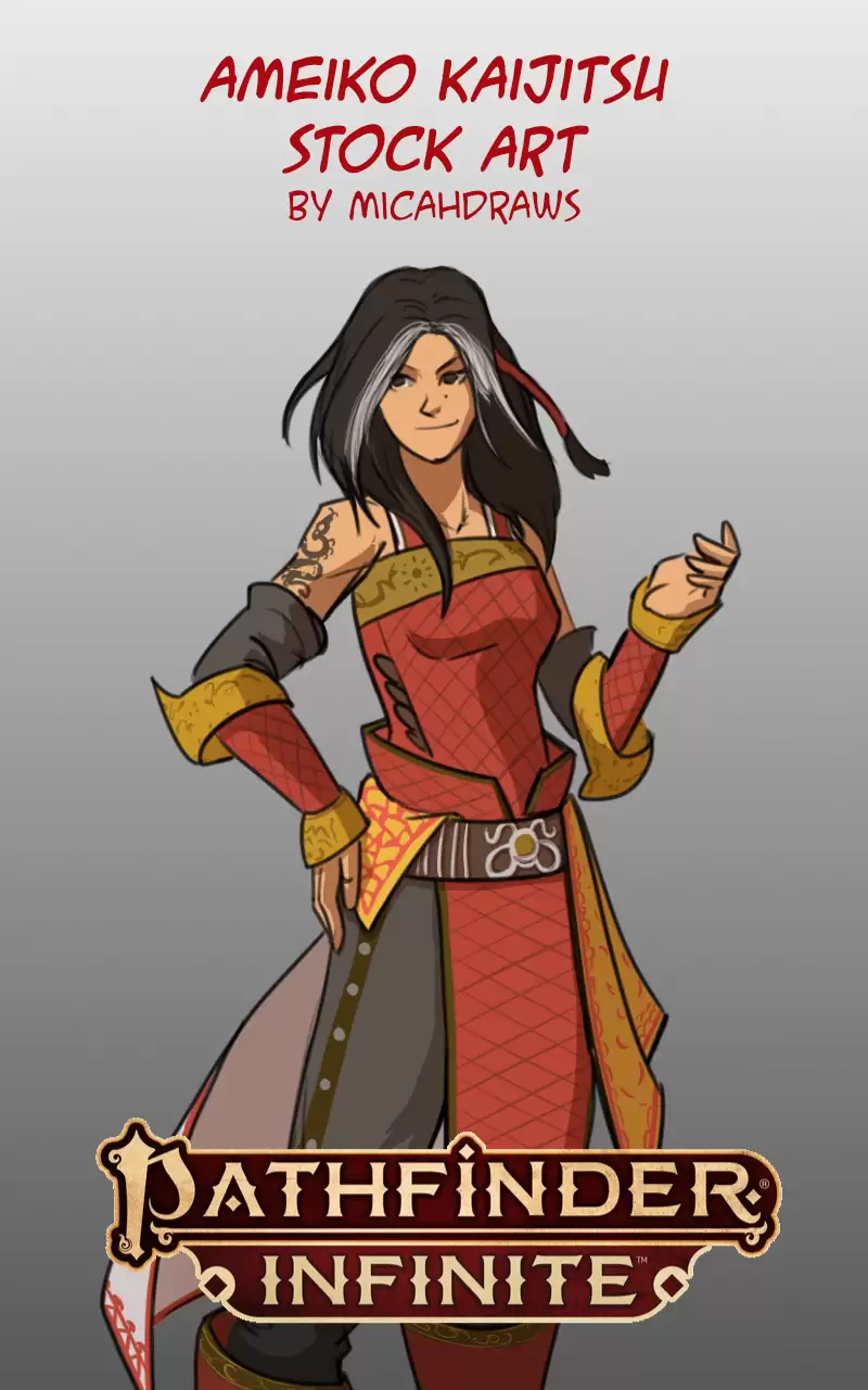 Ameiko Kaijitsu Stock Art - Paizo | Pathfinder and Starfinder Infinite ...