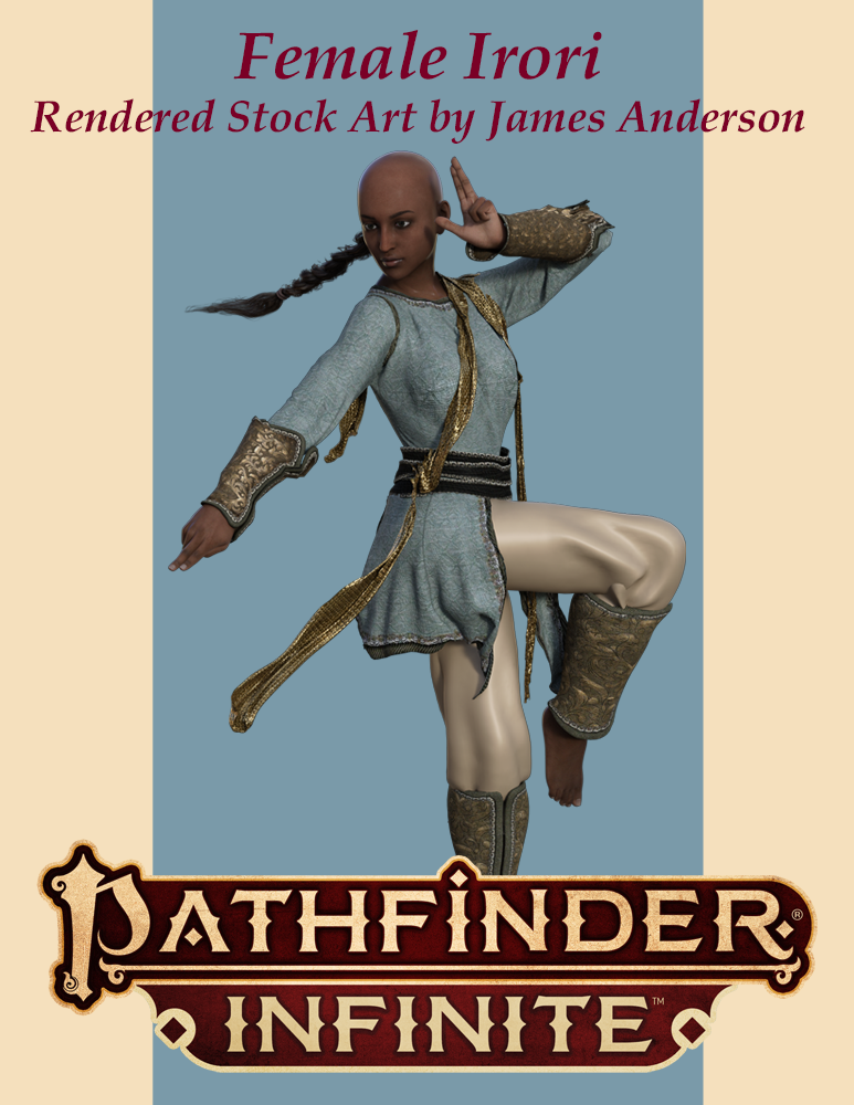 Rendered Female Irori Stock Art - Paizo | Pathfinder and Starfinder ...