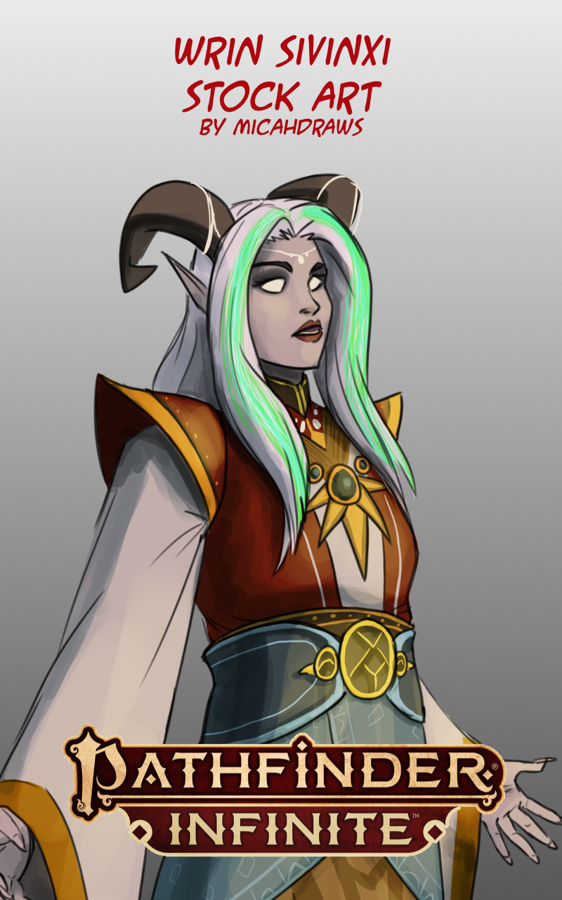 Wrin Sivinxi Stock Art - Paizo | Pathfinder and Starfinder Infinite ...
