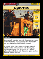 Kidnapping - Custom Card - Paizo | Pathfinder Adventure Card Game ...