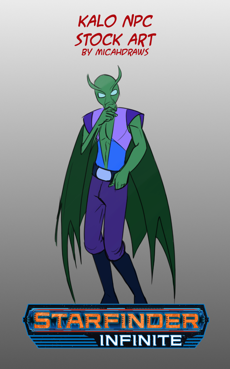 Kalo Bureaucrat Stock Art - Paizo | Pathfinder and Starfinder Infinite ...