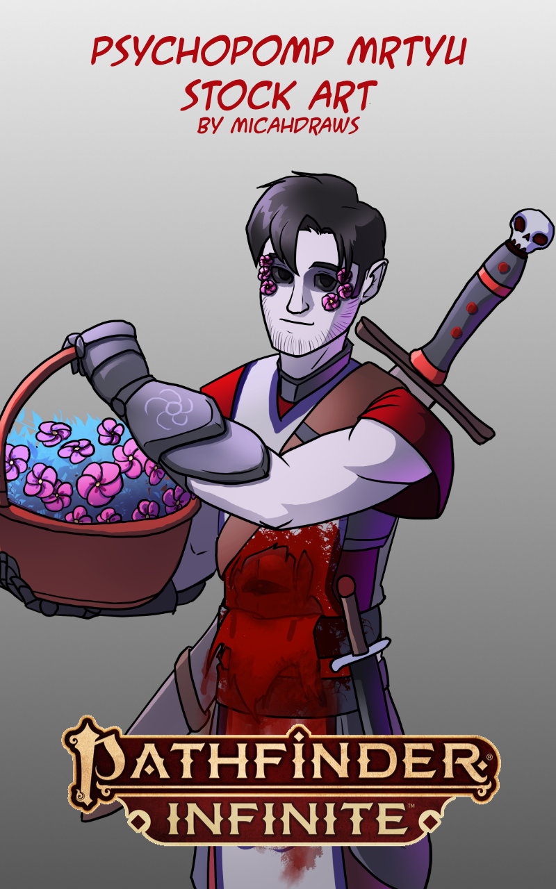 Mrtyu the Psychopomp Stock Art - Paizo | Pathfinder and Starfinder ...