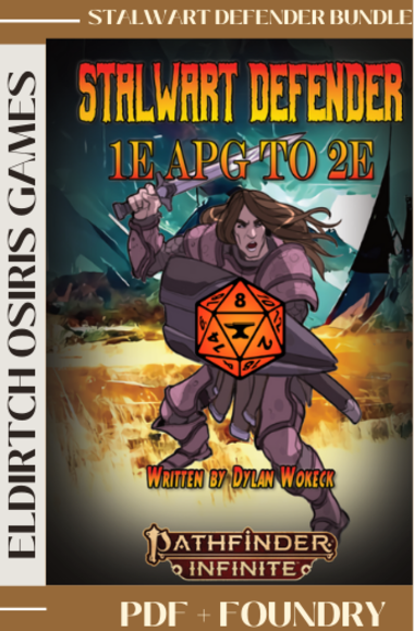 Stalwart Defender [BUNDLE] - Paizo | Pathfinder and Starfinder Infinite ...