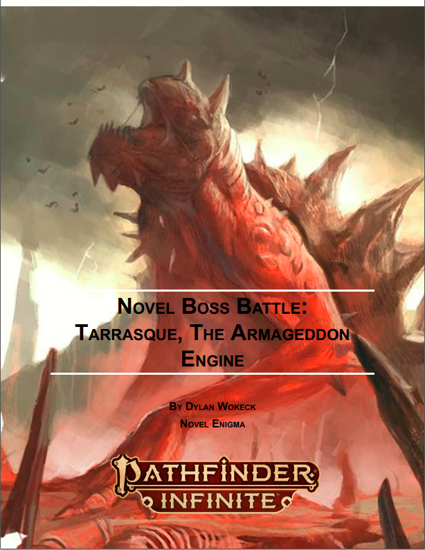 Novel Boss Battle: Tarrasque the Armageddon Engine - Paizo | Pathfinder ...