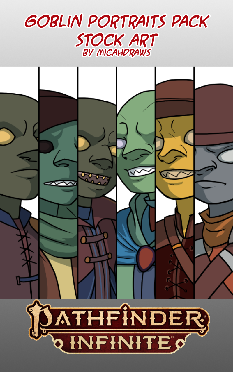 Goblin Portraits Pack - Paizo | Pathfinder and Starfinder Infinite ...