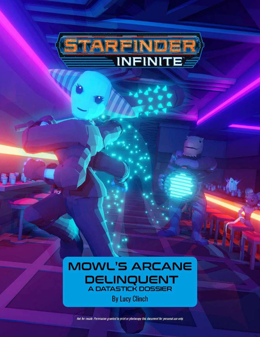 Starfinder Infinite: Mowl's Arcane Delinquent - Paizo | Pathfinder and ...