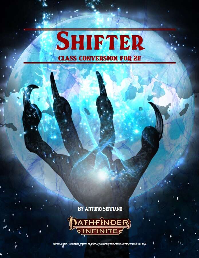 Shifter Class Conversion for 2e - Paizo | Pathfinder and Starfinder ...