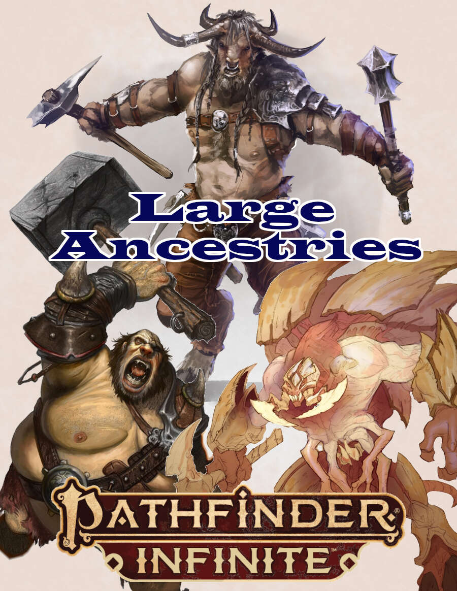 Large Ancestries: Minotaur, Trox and Ogre [BUNDLE] - Paizo | Pathfinder ...