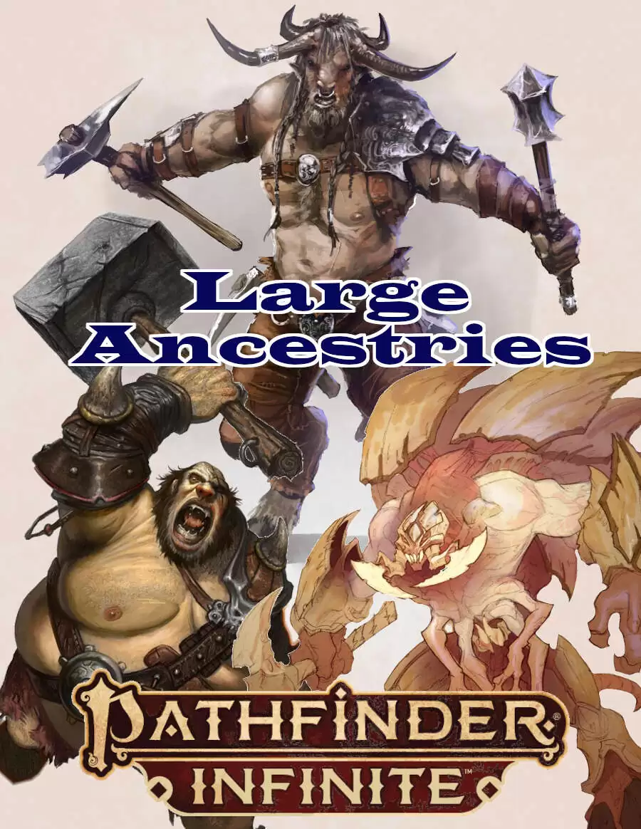 Large Ancestries: Minotaur, Trox and Ogre [BUNDLE] - Paizo | Pathfinder ...