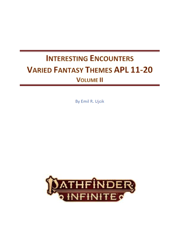 Interesting Encounters Varied Fantasy Themes APL 11-20 Volume II ...