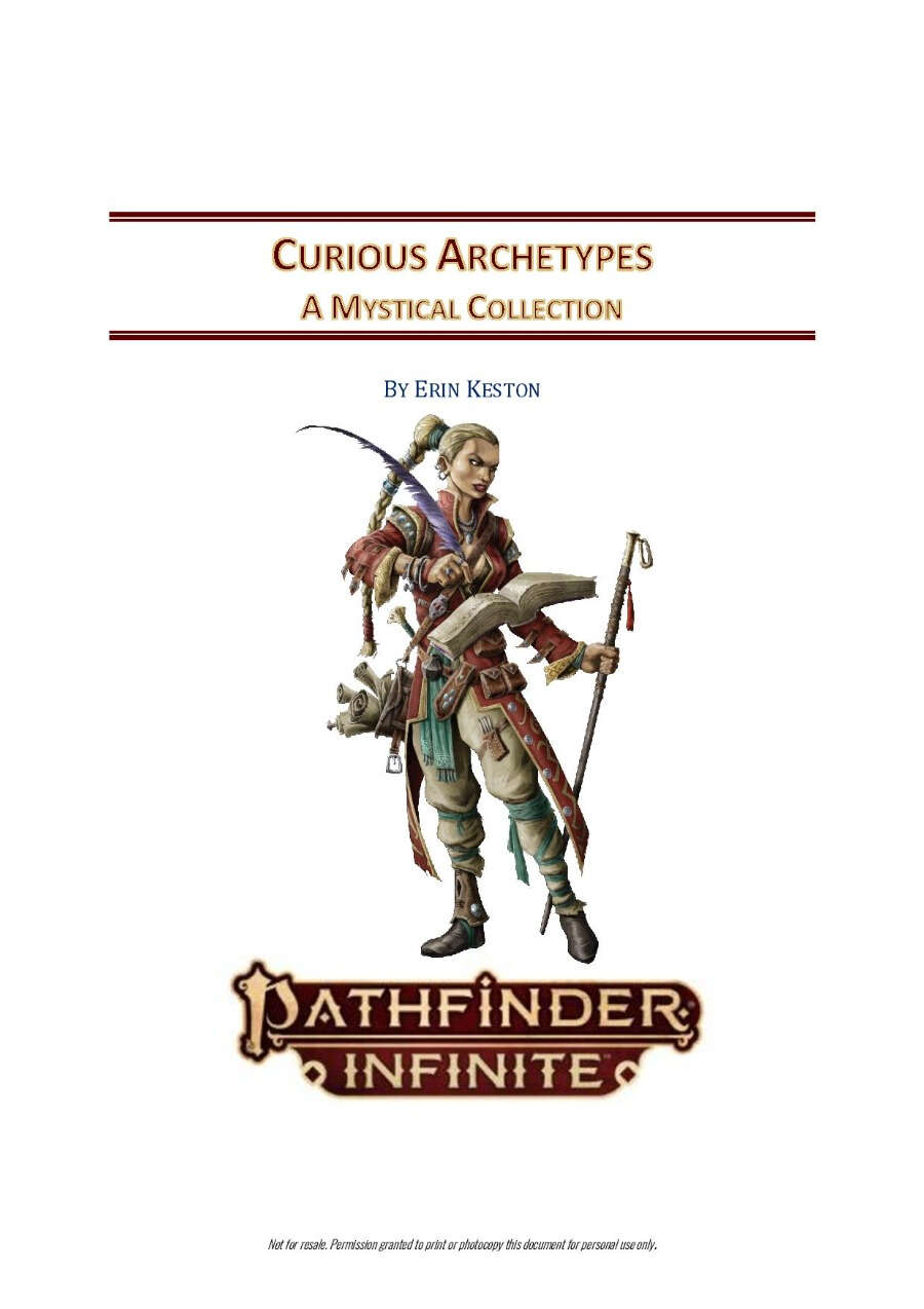 Curious Archetypes: A Mystical Collection - Paizo | Pathfinder and ...