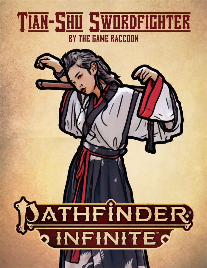 Tian-Shu Swordfighter Stock Art - Paizo | Pathfinder and Starfinder ...