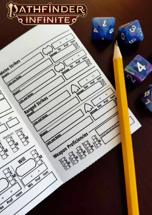 PF2e Pocket Character Sheet - Paizo | Pathfinder and Starfinder ...