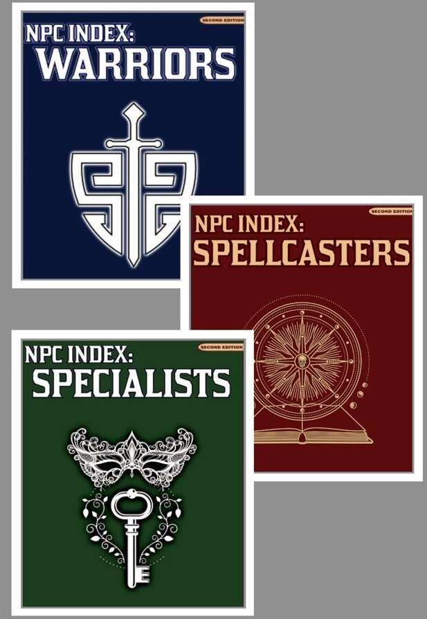 NPC Index Core PDF Only [BUNDLE] - Paizo | Pathfinder and Starfinder ...