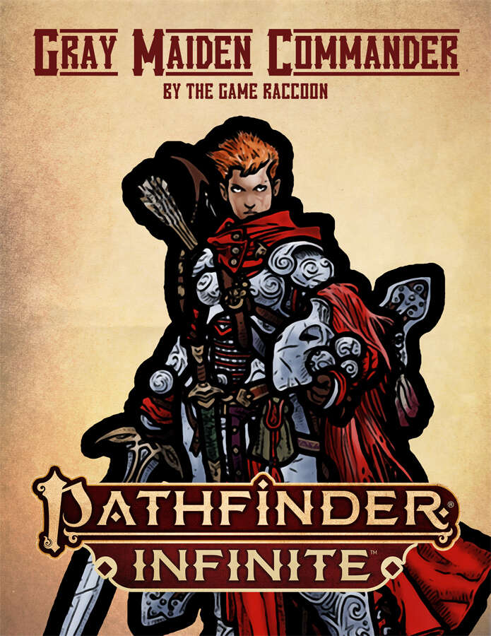 Gray Maiden Commander Stock Art - Paizo | Pathfinder and Starfinder ...