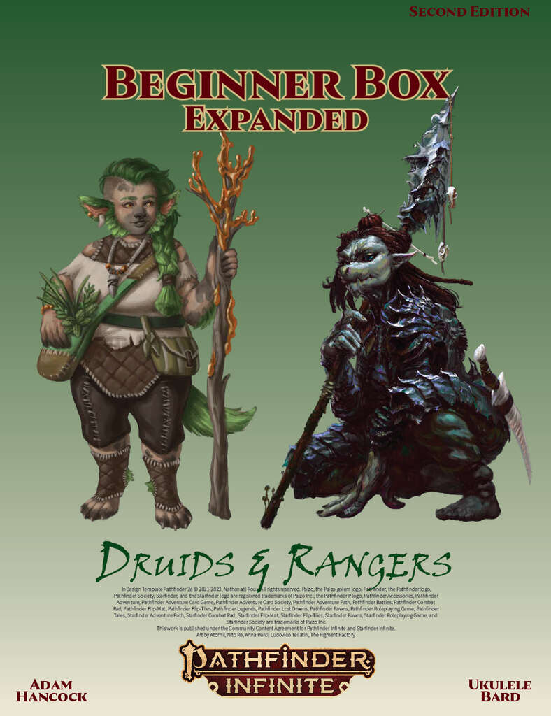 Beginner Box Expanded: Druids and Rangers - Paizo | Pathfinder and ...