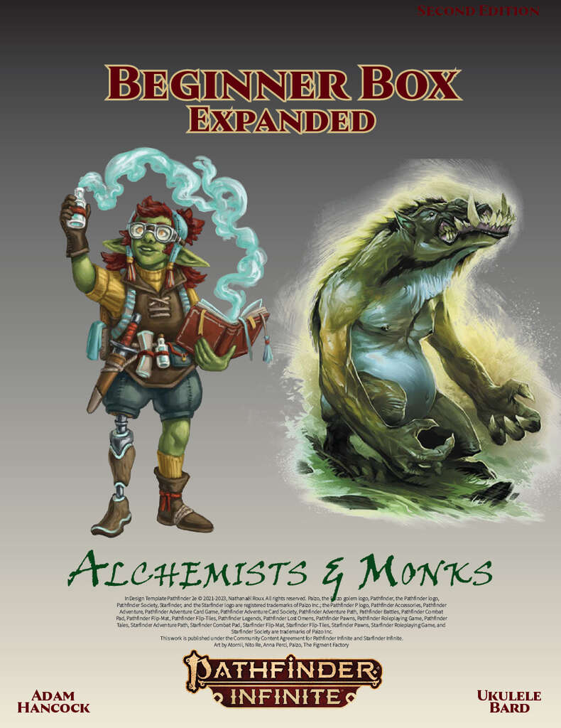 Beginner Box Expanded: Alchemists and Monks - Paizo | Pathfinder and Starfinder Infinite ...