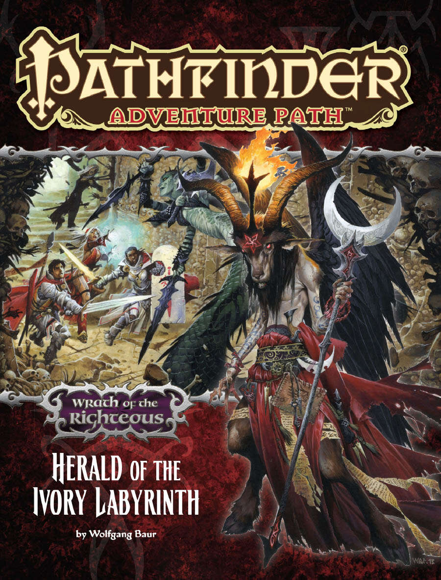 Pathfinder Adventure Path #77: Herald of the Ivory Labyrinth (Wrath of the Righteous 5 of 6)(PF1 ...