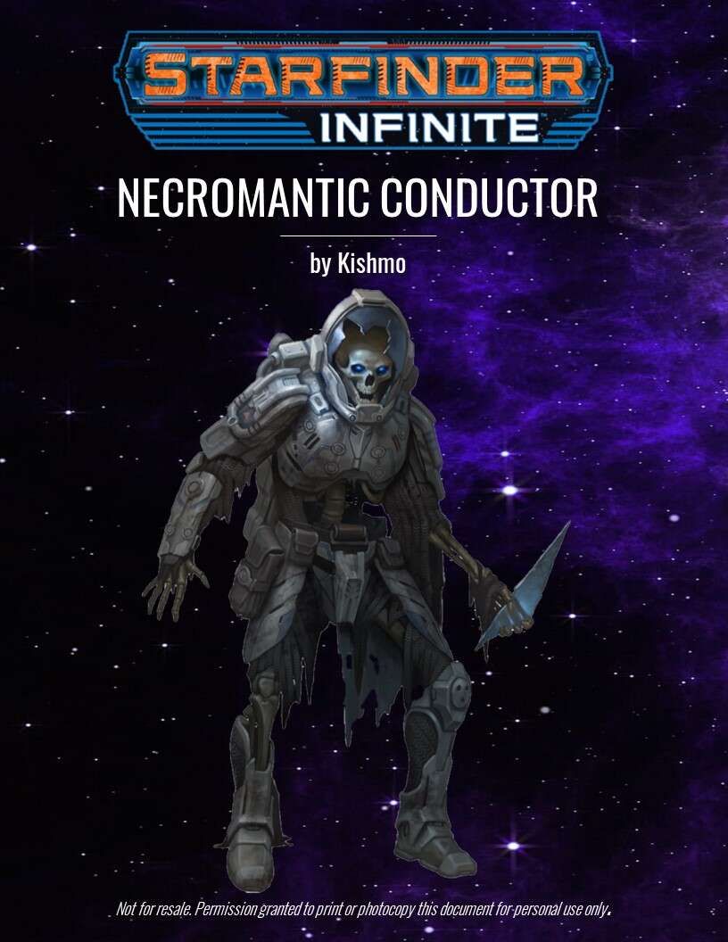 Necromantic Conductor - Paizo | Pathfinder and Starfinder Infinite ...