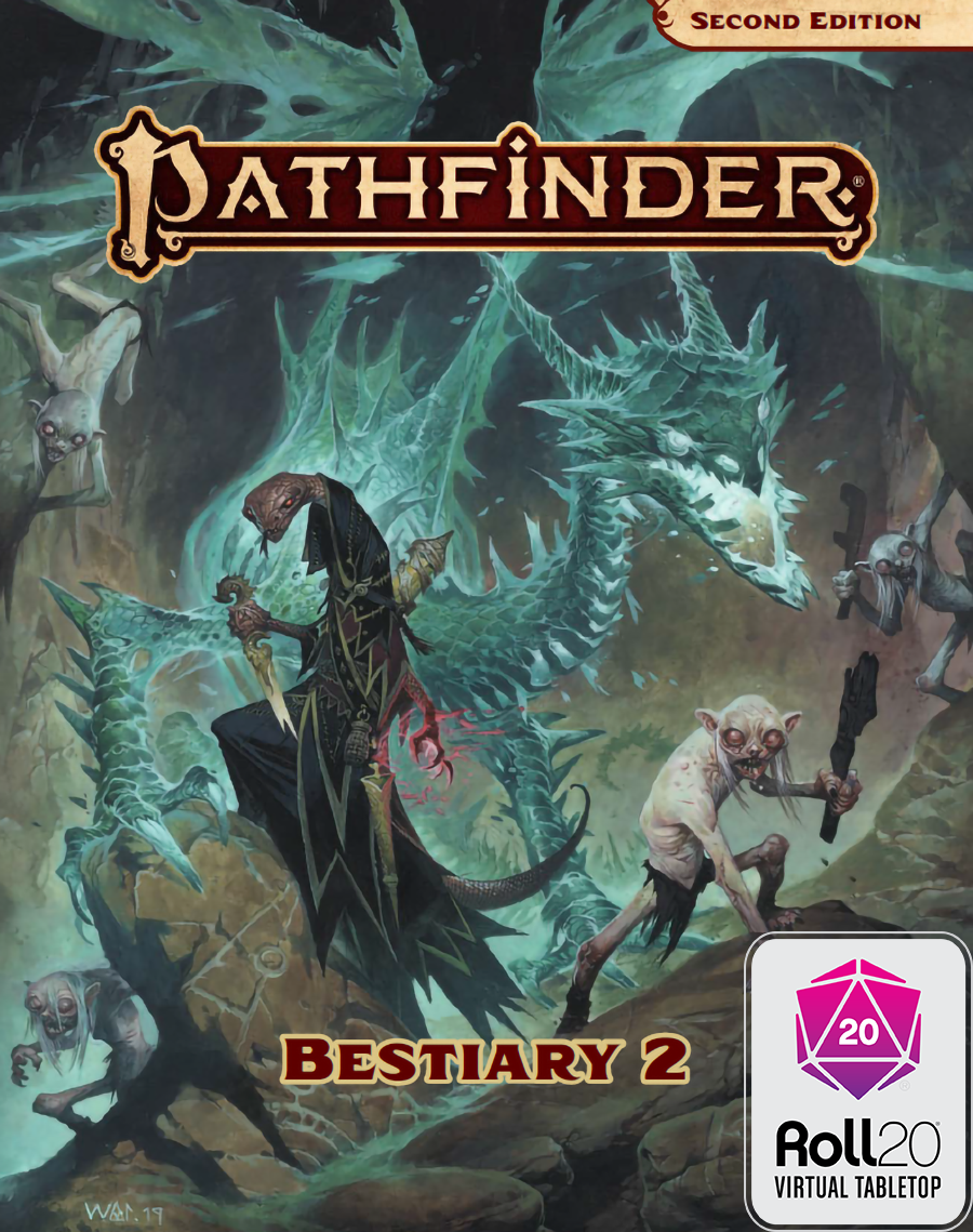 Pathfinder Second Edition Bestiary 2 | Roll20 VTT - Paizo | DriveThruRPG