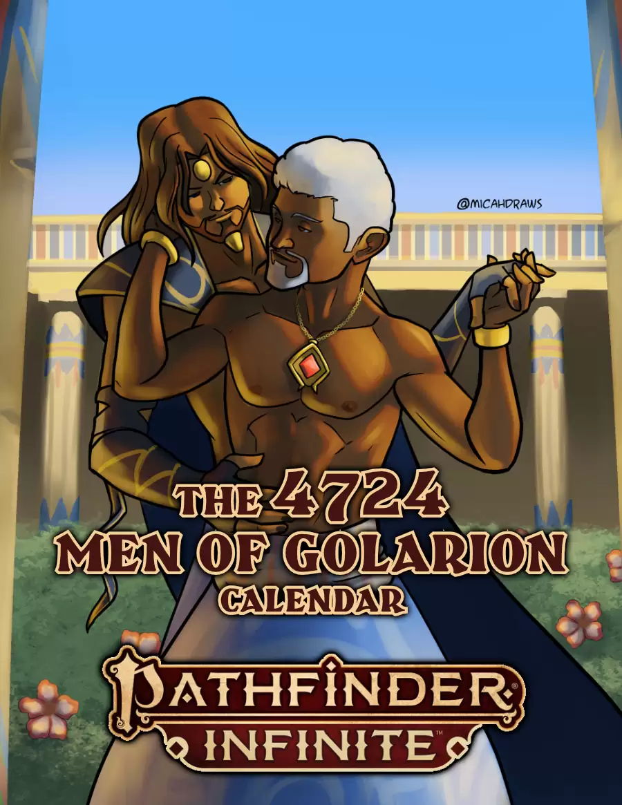 The 4724 AR Men of Golarion Calendar - Paizo | Pathfinder and Starfinder Infinite | DriveThruRPG