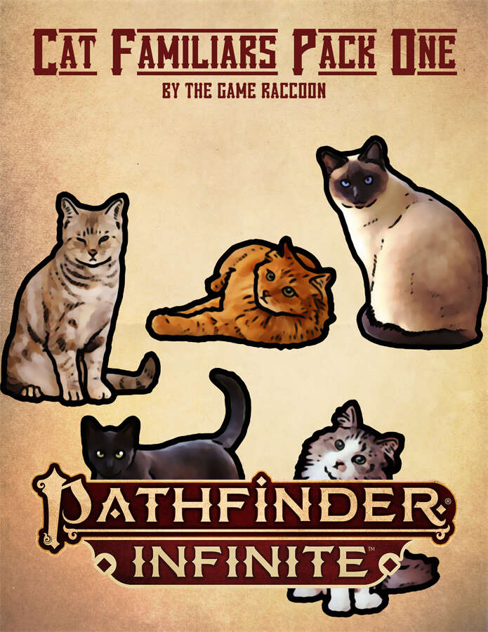 Cat Familiars Pack One Stock Art - Paizo | Pathfinder and Starfinder ...