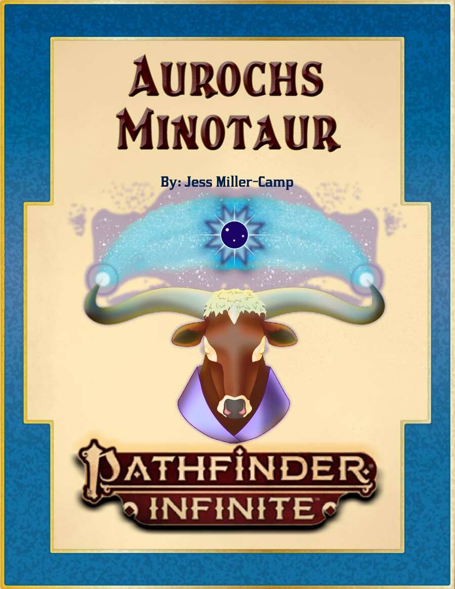 Minotaur Art: Aurochs - Paizo | Pathfinder and Starfinder Infinite ...