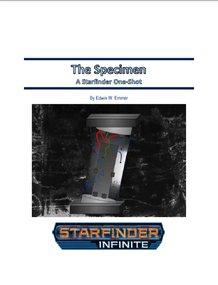 The Specimen- A Starfinder One-Shot - Paizo | Pathfinder and Starfinder ...