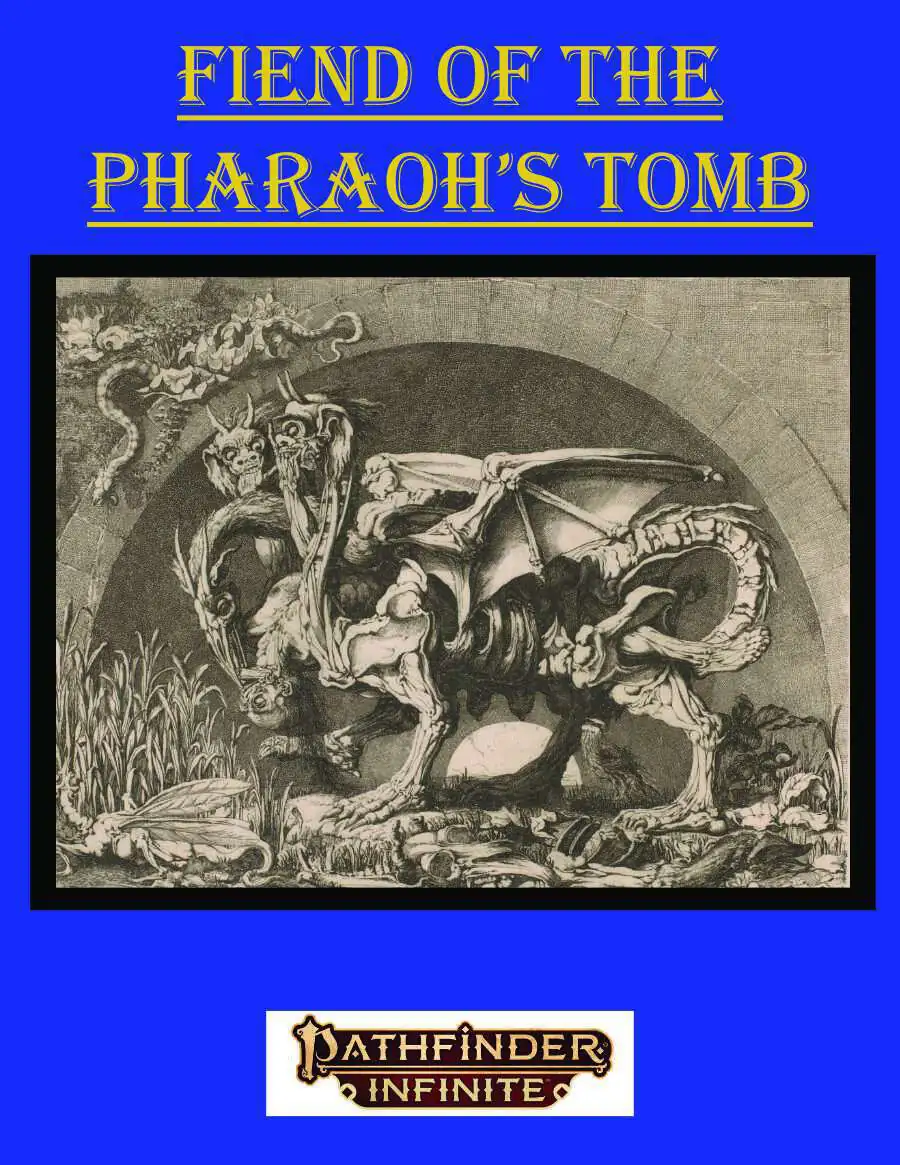 Fiend of the Pharaoh's Tomb - Paizo | Pathfinder and Starfinder ...