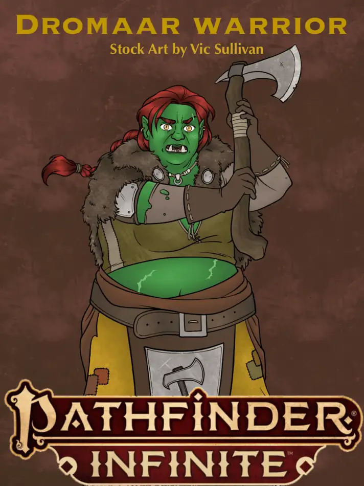 Dromaar Warrior Stock Art + Token - Paizo | Pathfinder and Starfinder ...