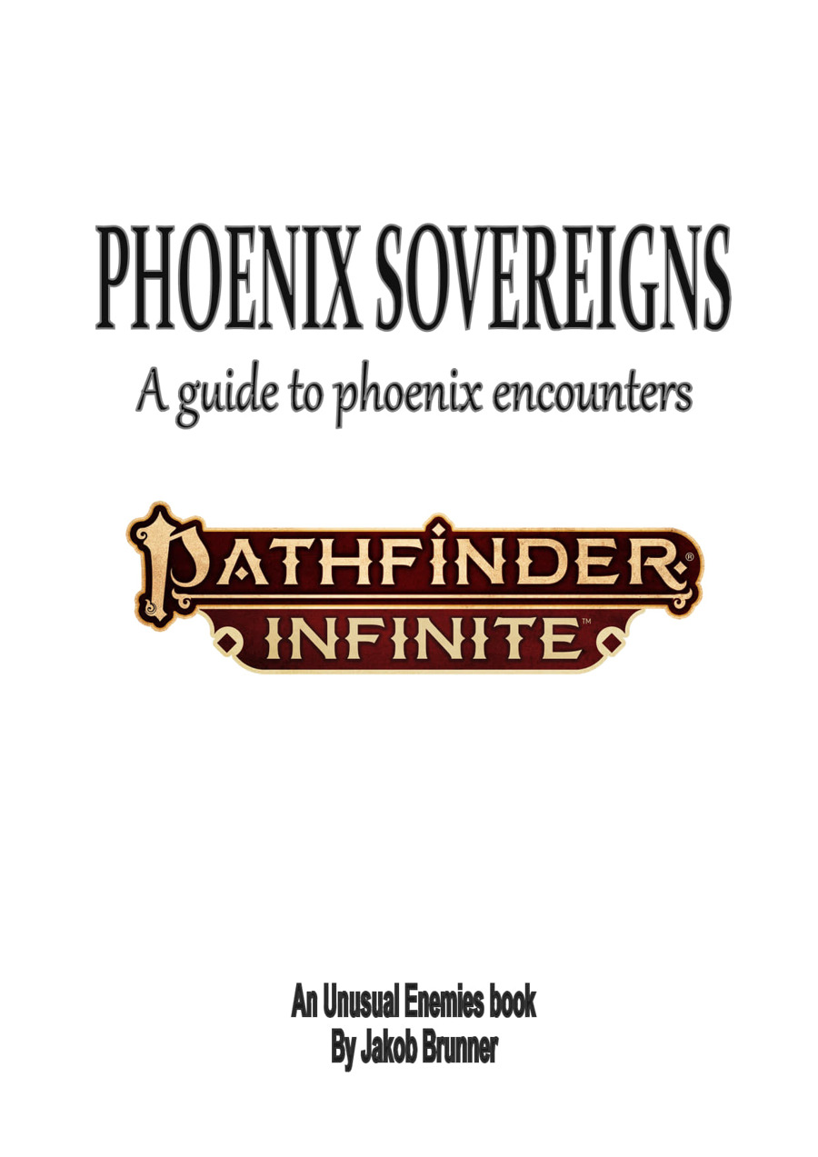 Phoenix Sovereigns - A guide to phoenix encounters - Paizo | Pathfinder ...